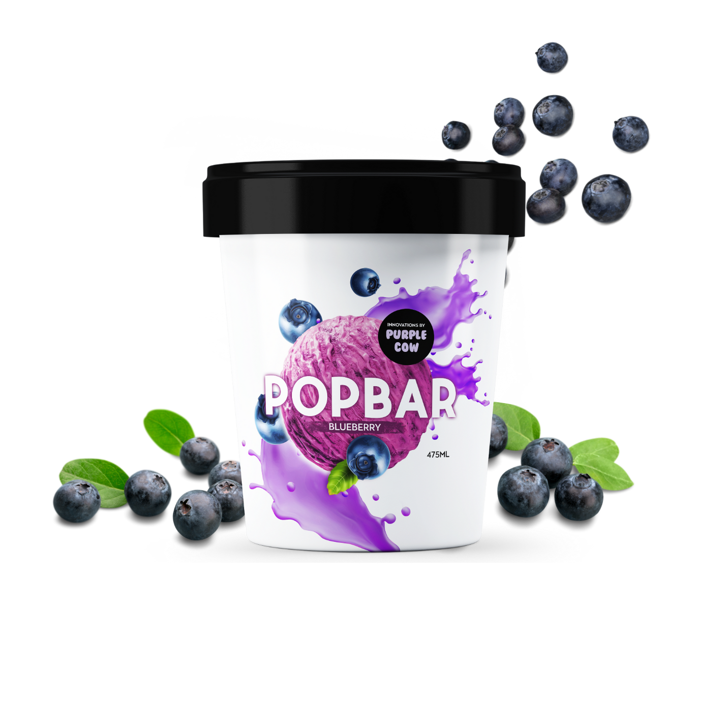 Blueberry | Ice Cream Tub- PopBar